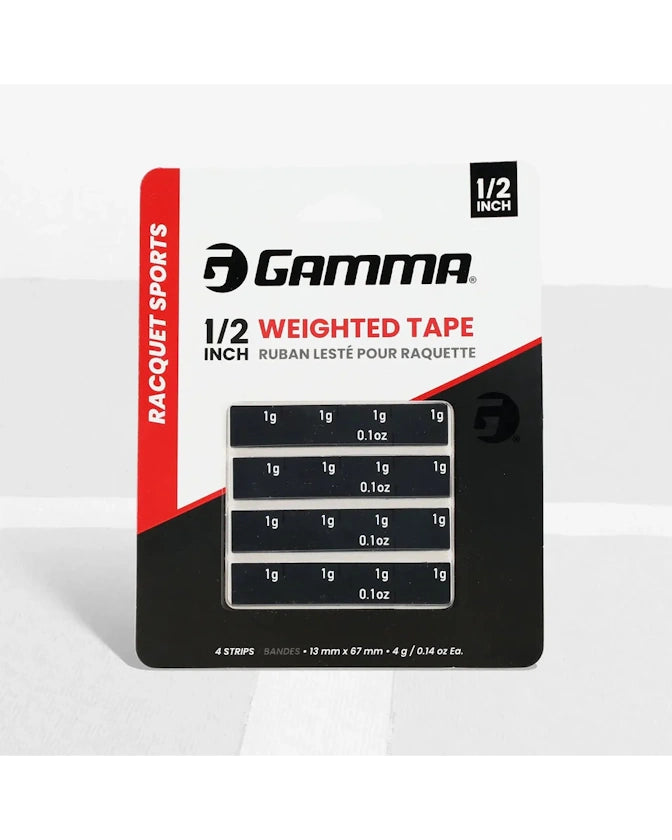Gamma Weighted Tape 1/2" wide - 4 strips per pack – Suitably Sporty