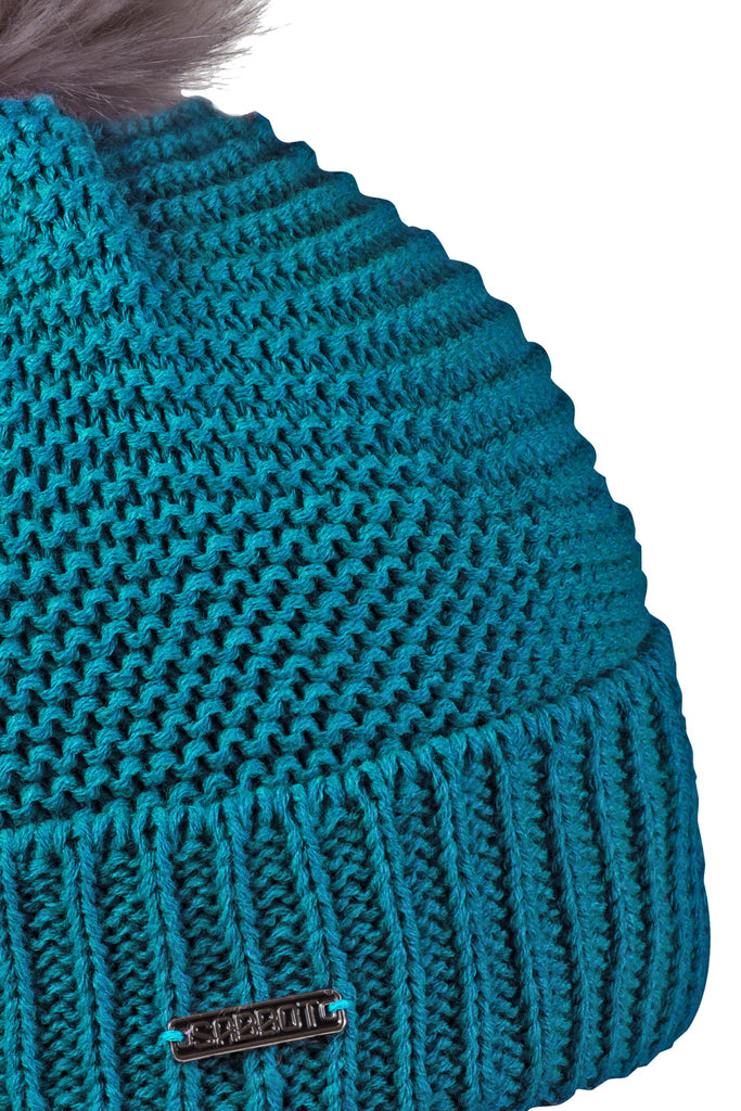 Sabbot Eva bobble hat - Teal – Les & Lou at Suitably Sporty